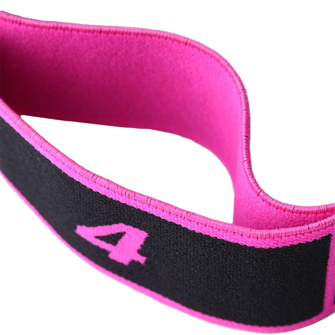Idiytip Latin Stretch Band Dance Stretching Straps Elastic Band for Gym Yoga Fitness Dancer Gymnastics Exercise,rose Red