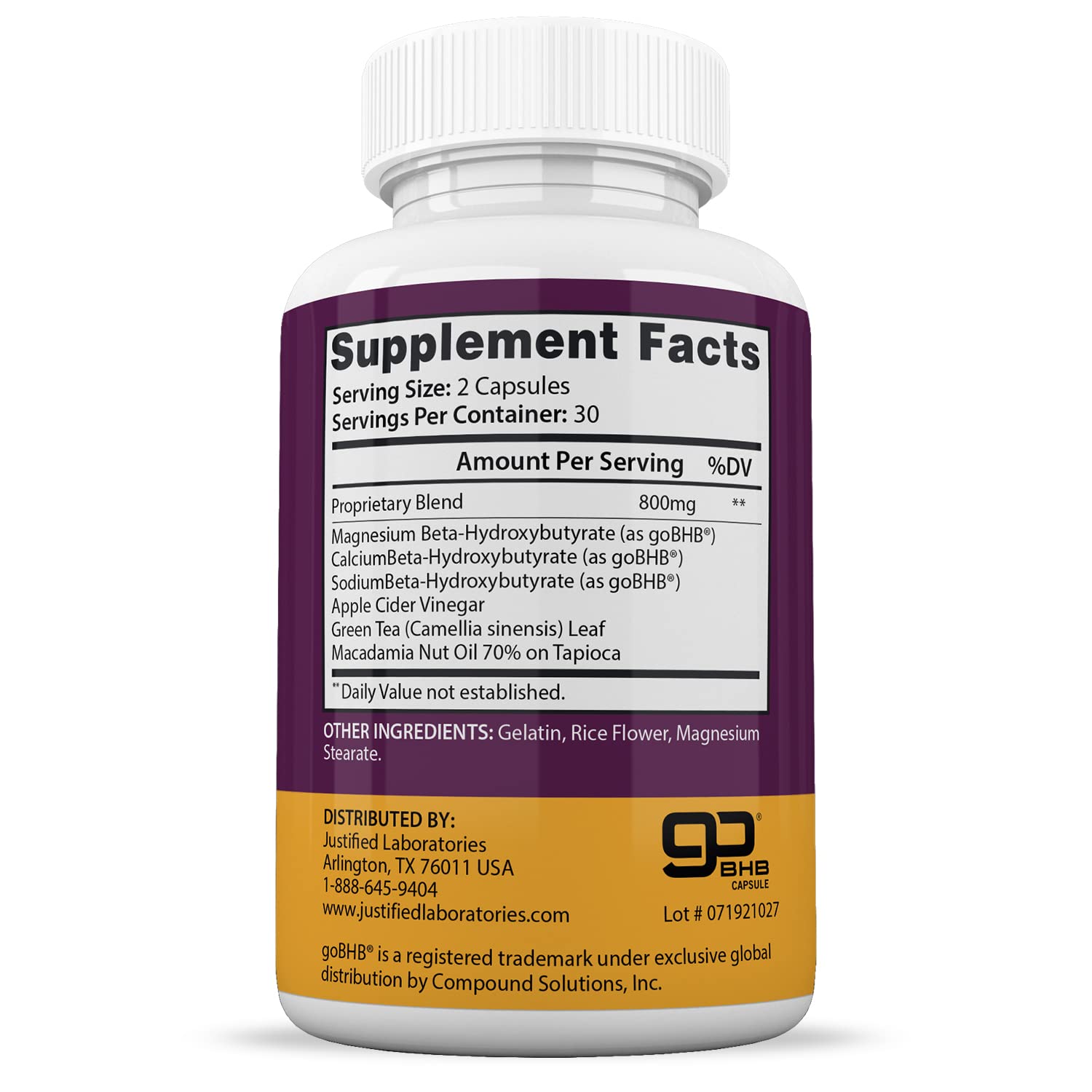 Keto Advantage Keto Burn Pills Includes Apple Cider Vinegar goBHB Exogenous Ketones Advanced Ketogenic Supplement Ketosis Support for Men Women 60 Capsules