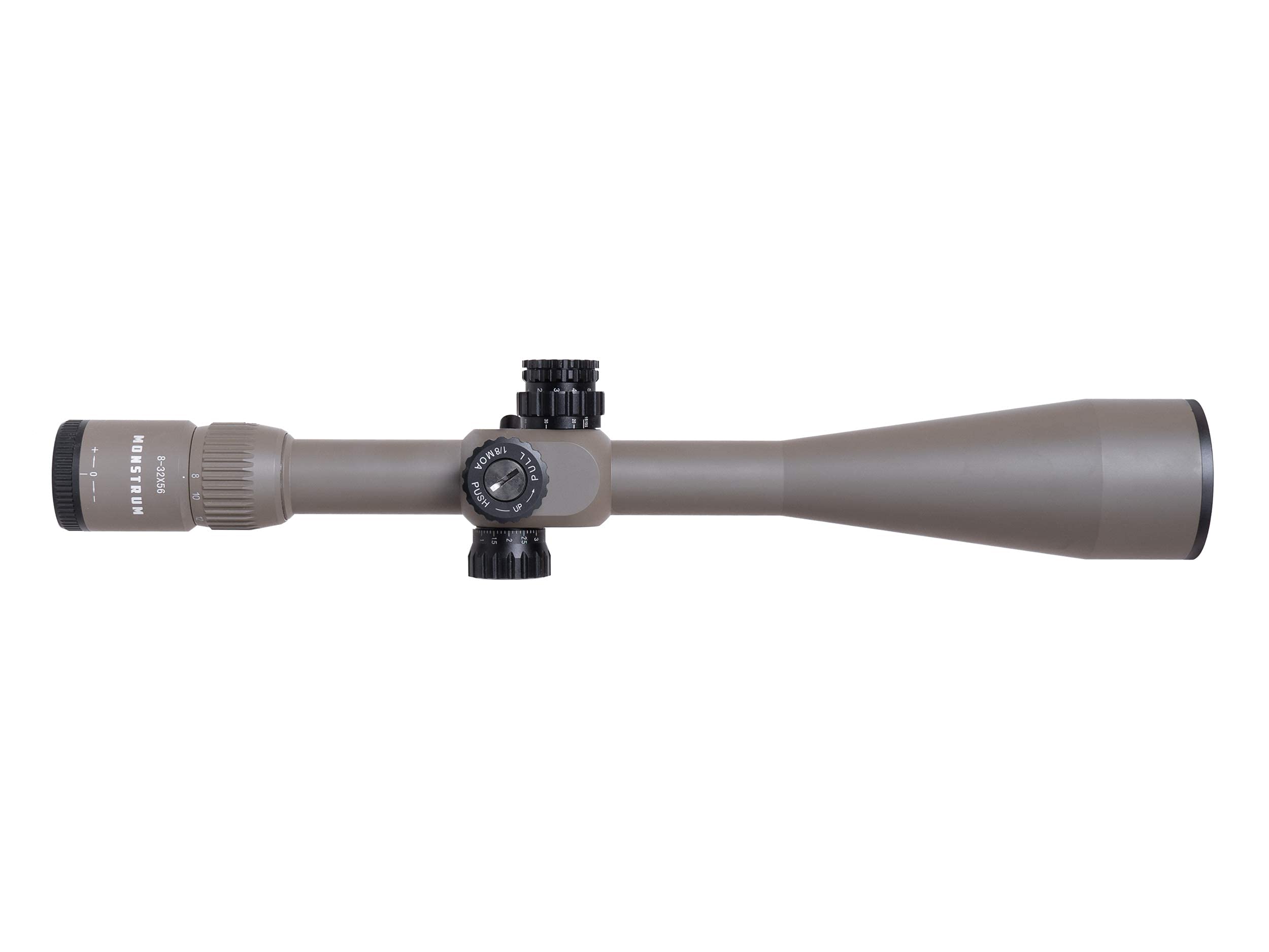 Monstrum G3 8-32x56 FFP Rifle Scope | Flat Dark Earth | Monstrum SS-H Scope Sunshade | Bundle