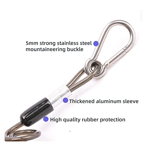 MEFESE Workshop Fishing Rod and Connecting Rope for Fishing Rod Multi-Functional Hanging Buckle Elastic String