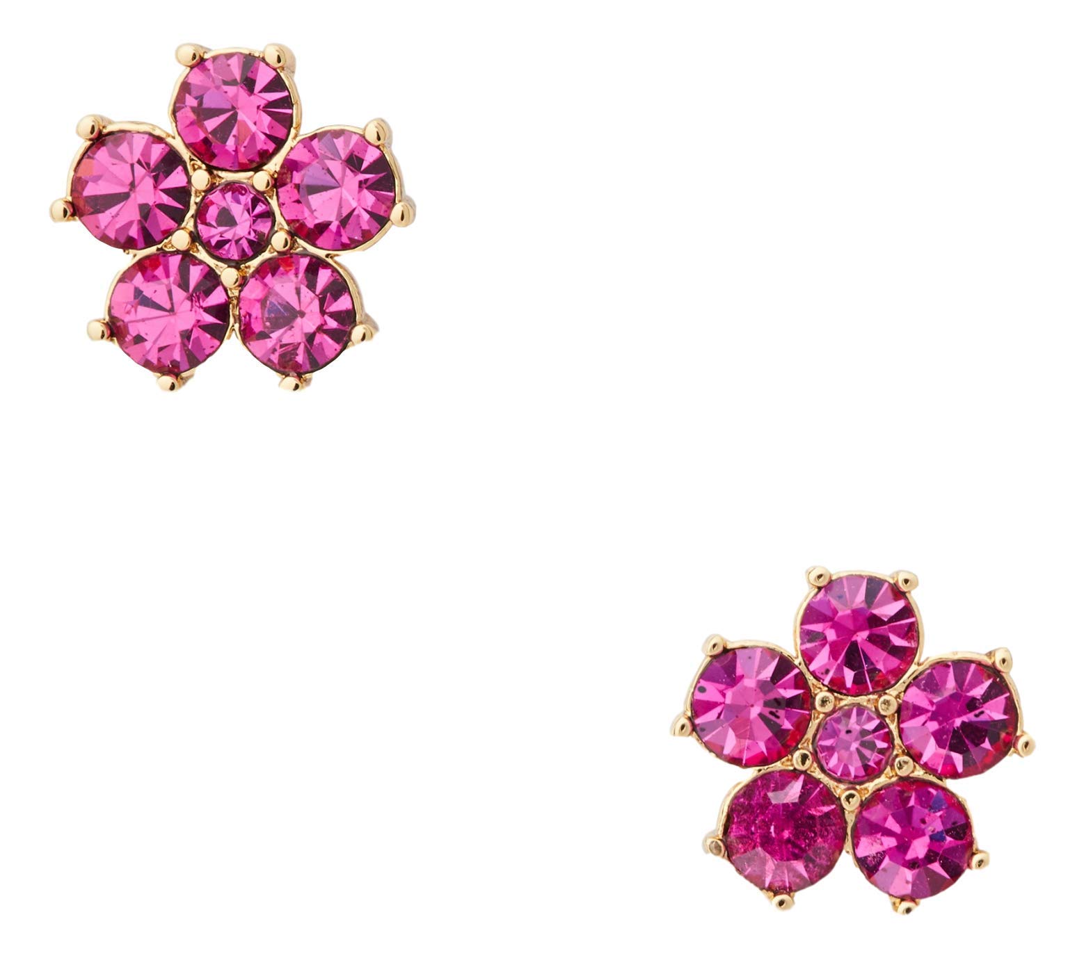 Kate Spade Flower Stud Earrings in Deep Magenta
