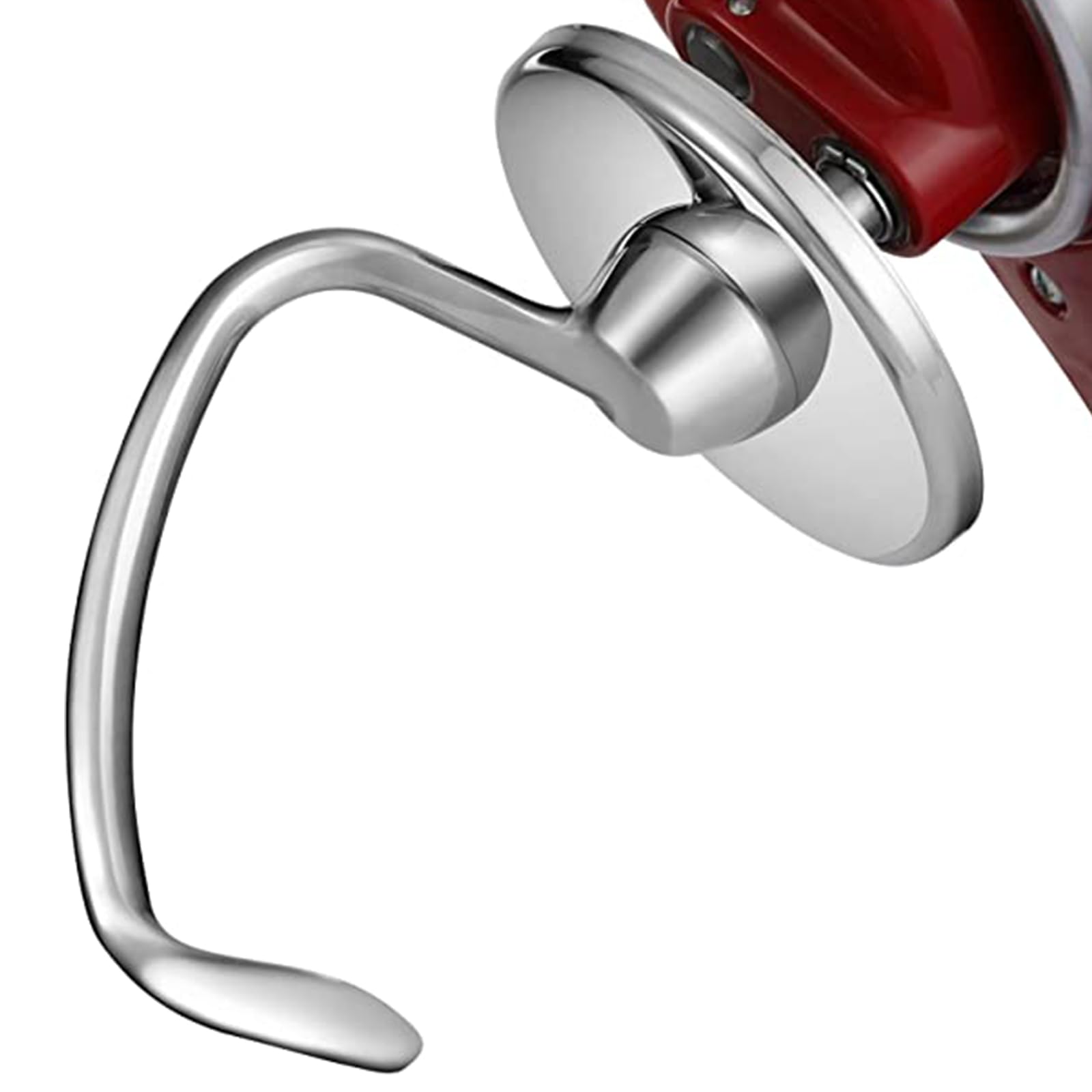 Kitchen Dough Hook For KitchenAid,Stainless Steel Kitchen Dough Hook For KitchenAid,Contain Stainless Steel Dough Hook Attachment, Stand Mixer Dough Hook for 4.5-5Q Tilt Mixer,Dishwasher Safe