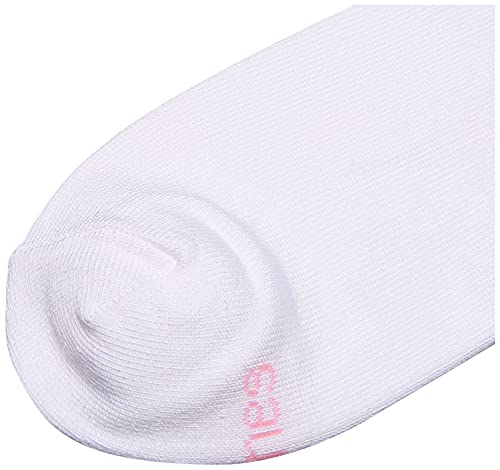 Hanes womens Comfortsoft Ankle Sock, 3-pack fashion liner socks, White Assorted, Shoe Size 8-12 US