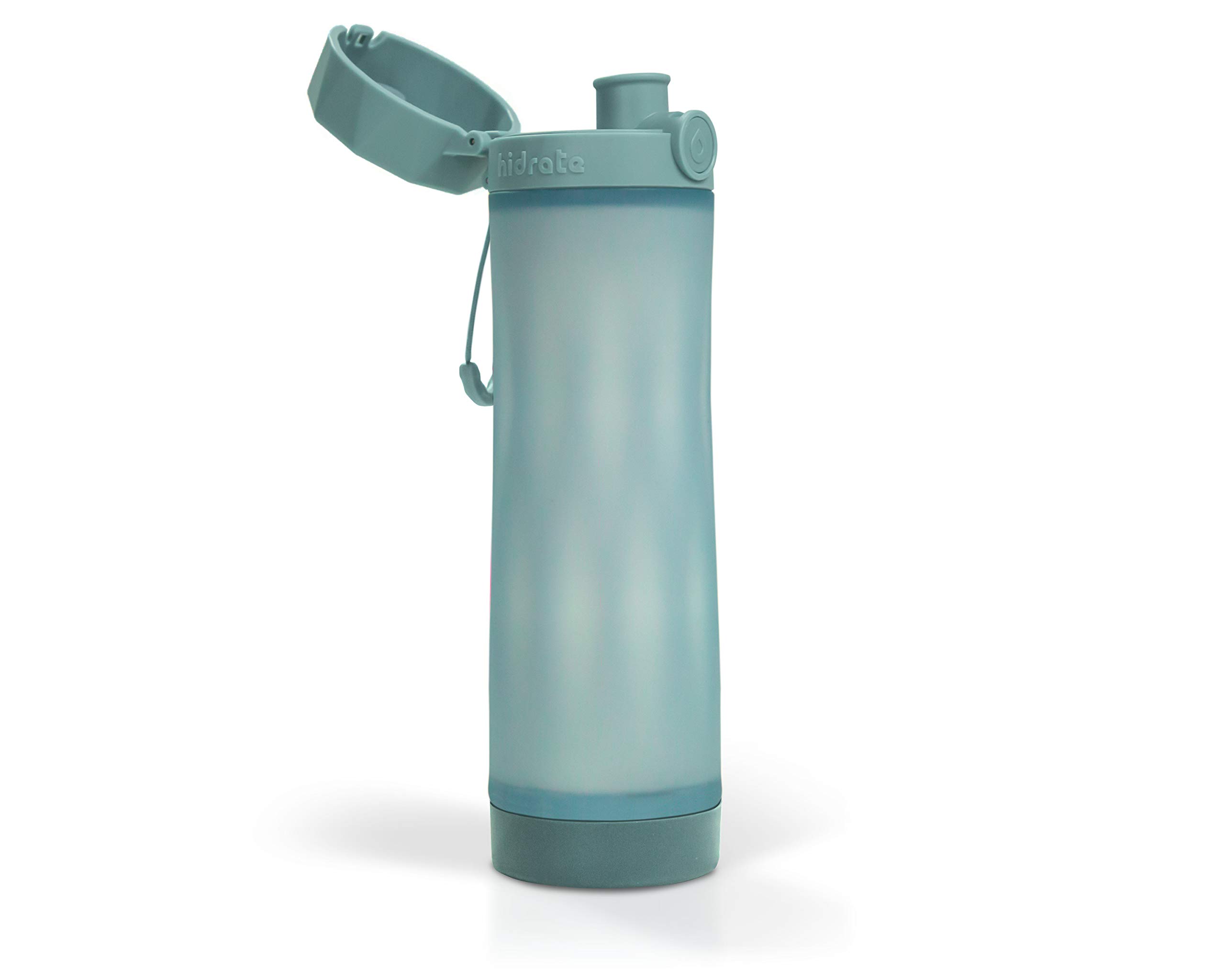 Hidrate Spark 3 Smart Water Bottle, Tracks Water Intake and Glows to Remind You to Stay Hydrated, BPA Free, 20 oz, Storm