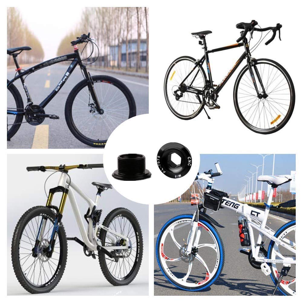 Laosting-R 3 Pcs Crankset Screw Bicycle Crank Arm Fixing Bolts Bike Crank Cap for Mountain Road Bike