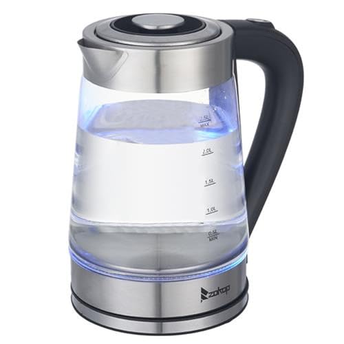 HD-250 110V 1500W 2.5L Electric Kettle with Blue Glass For Home