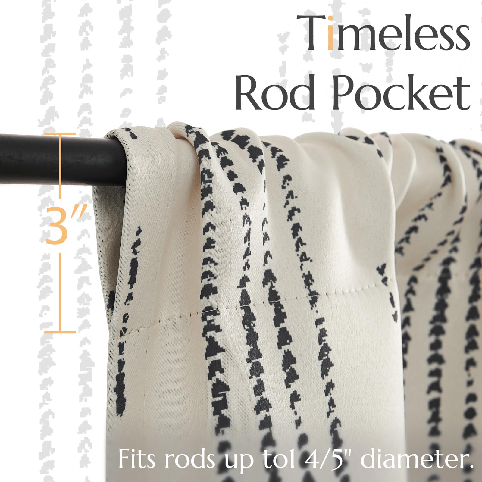 jinchan Tie Up Valance for Kitchen Windows Retro Linen Blend Damask Printed Curtains Rod Pocket for Small Window 18 Inches Long 1 Panel Grey