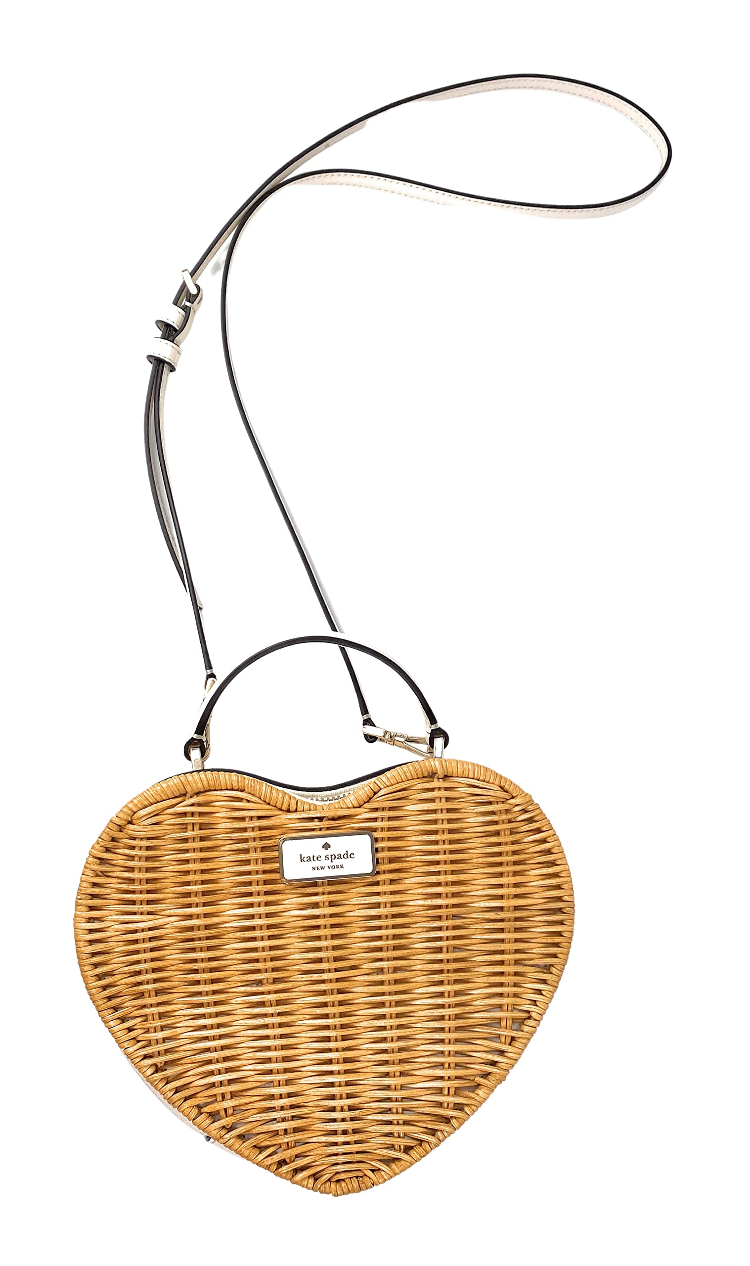 Kate Spade New York Love Shack Heart Wicker Crossbody