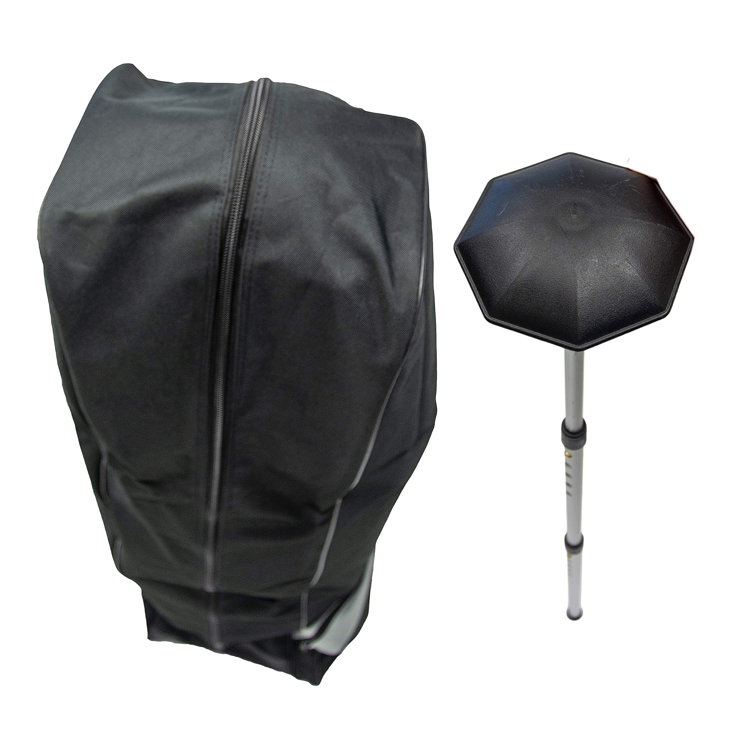 JEF WORLD OF GOLF Travel Cover and Club Protector Combo Set, Black (JR1072)