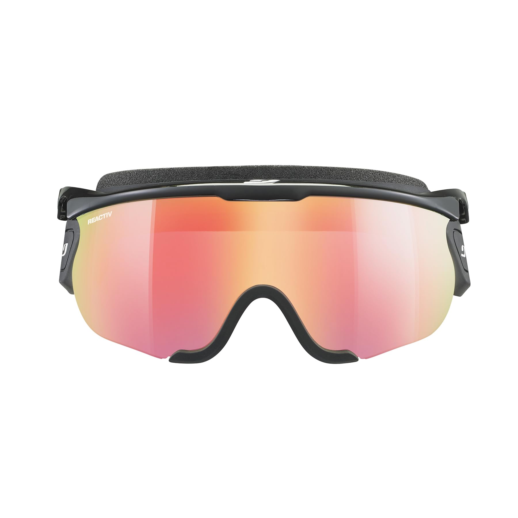 Julbo Sniper EVO M: Goggles With REACTIV Or Spectron Lens (Black/Black, REACTIV 1-3 High Contrast)