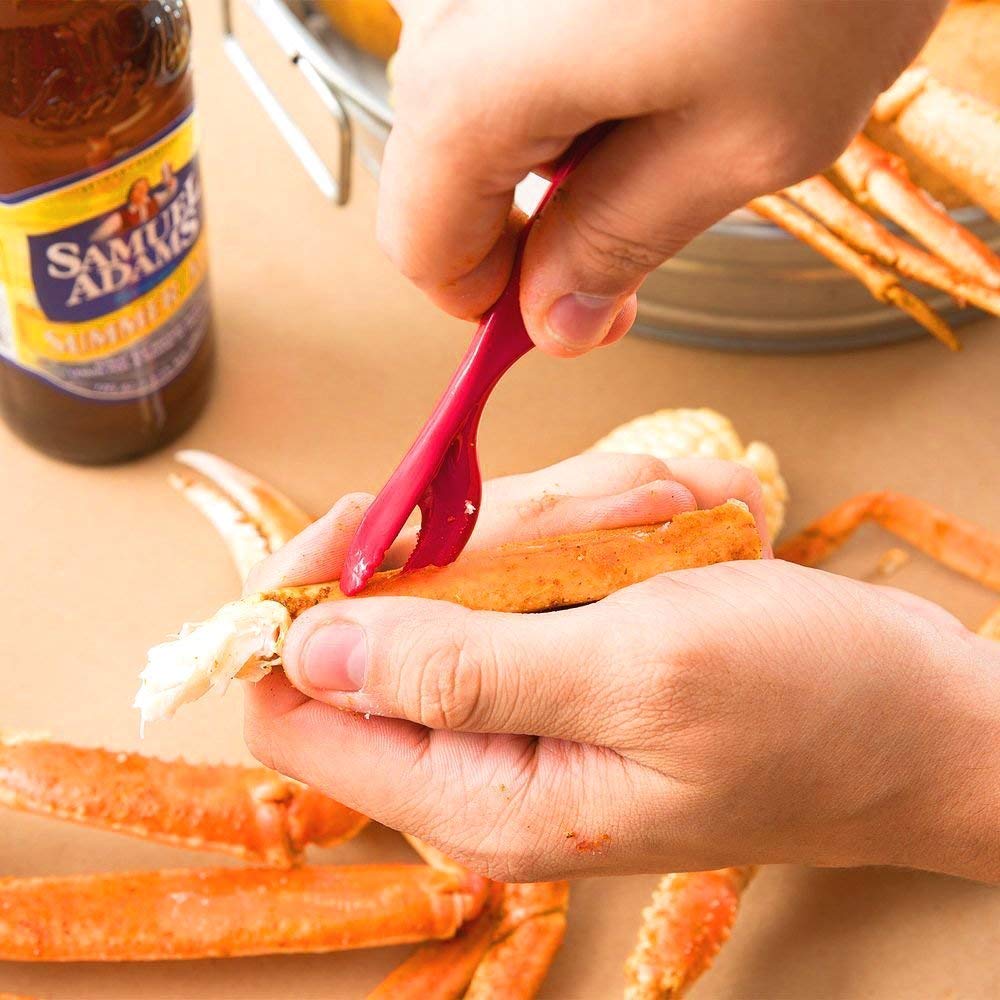 K-Musculo Lobster Crackers and Picks Set, Seafood Tools Set Crab Leg Crackers and Tools Including 2 Clam Knife, 4 Crab Crackers, 2 Lobster Shellers,4 Forks and 2 Crab Scissors