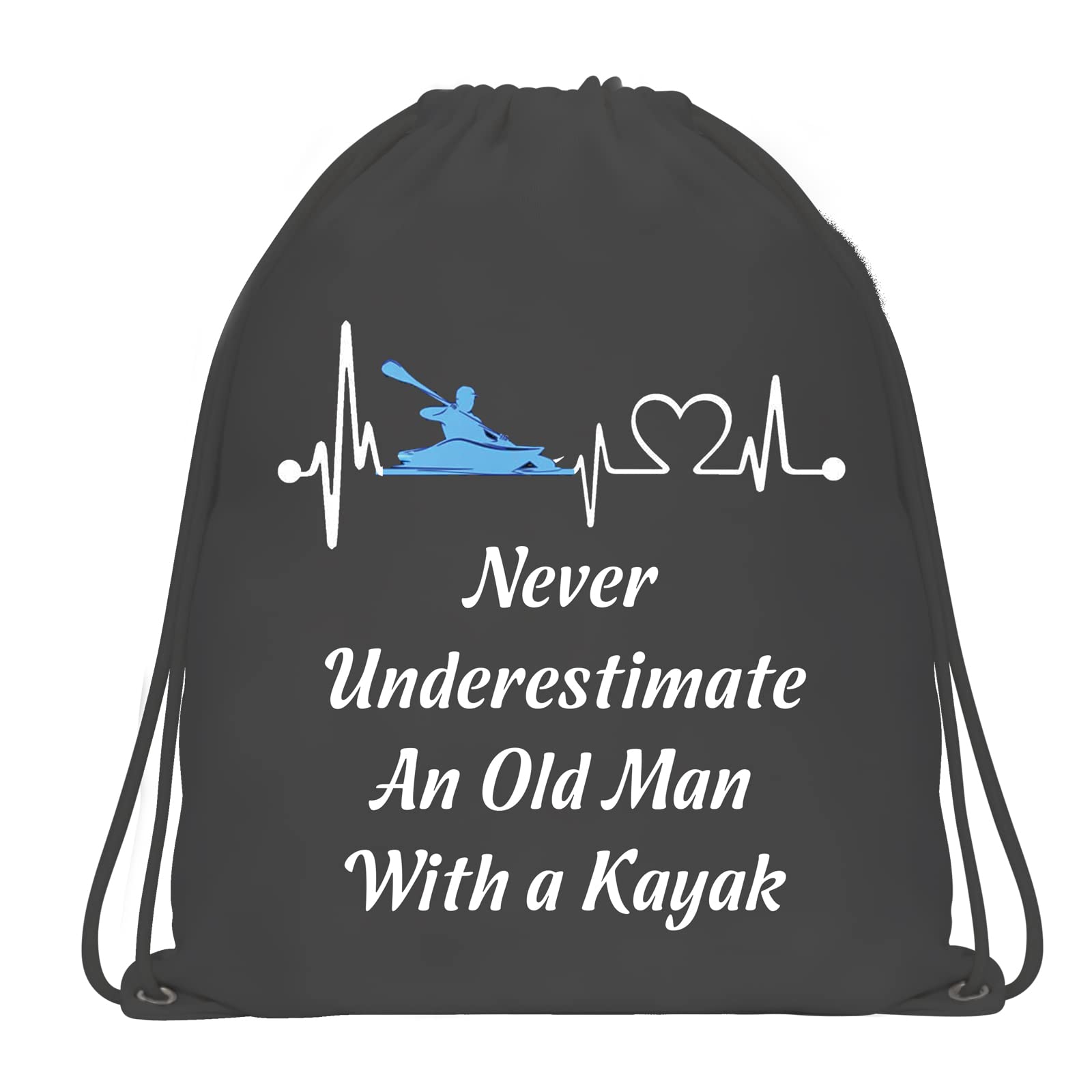 JYTAPP Kayaking Gift Drawstring Backpack Bag Mens Kayak String Bag Sports Sackpack Gym Sack Gifts for Kayakers Men