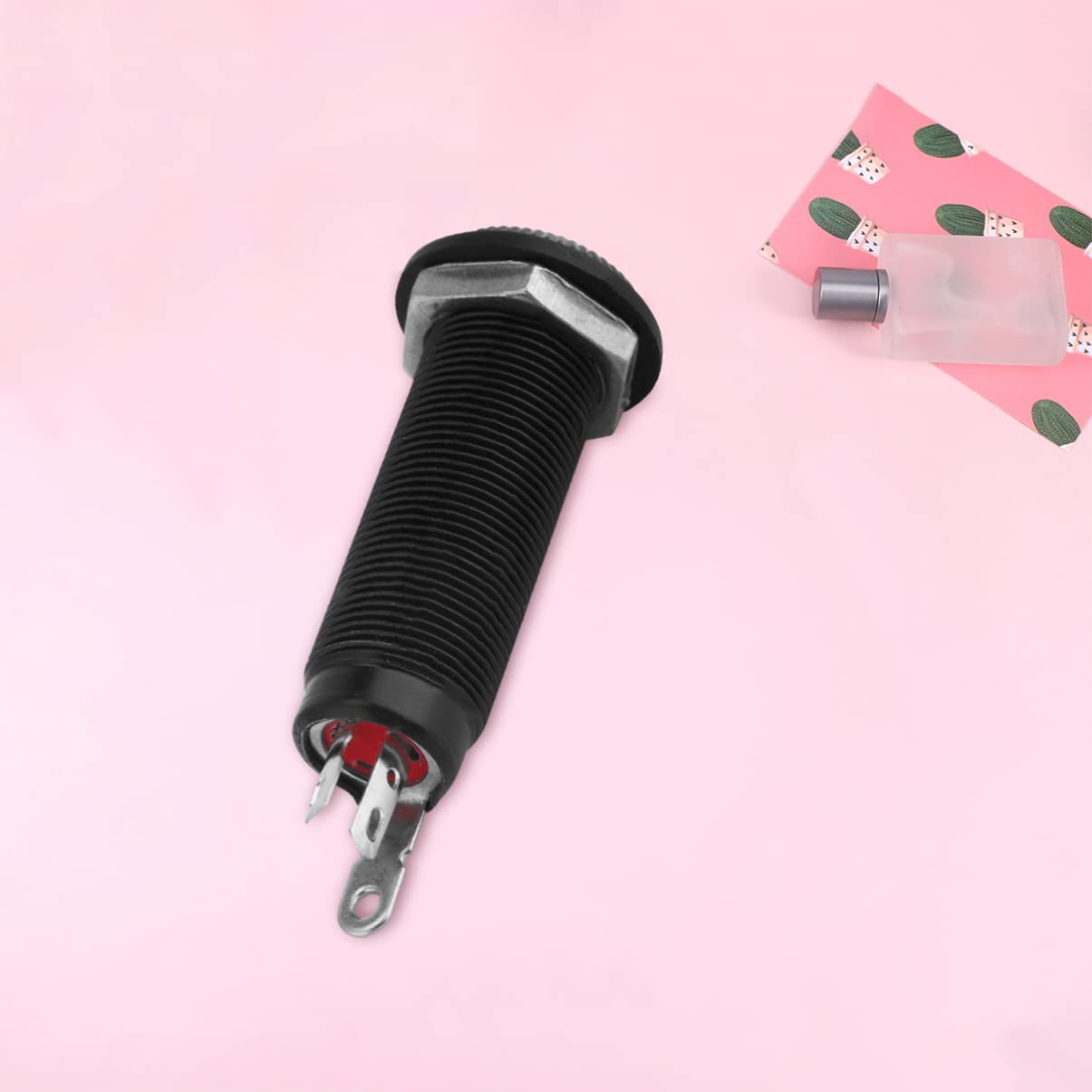 Milisten 3 Pcs Electric Guitar Socket Bass Barrel Jack Guitar Parts Bass End Pin Jack Endpin Jack Socket Endpin Output Jack Electric Guitar Plug Bass Endpin Output Component In-line