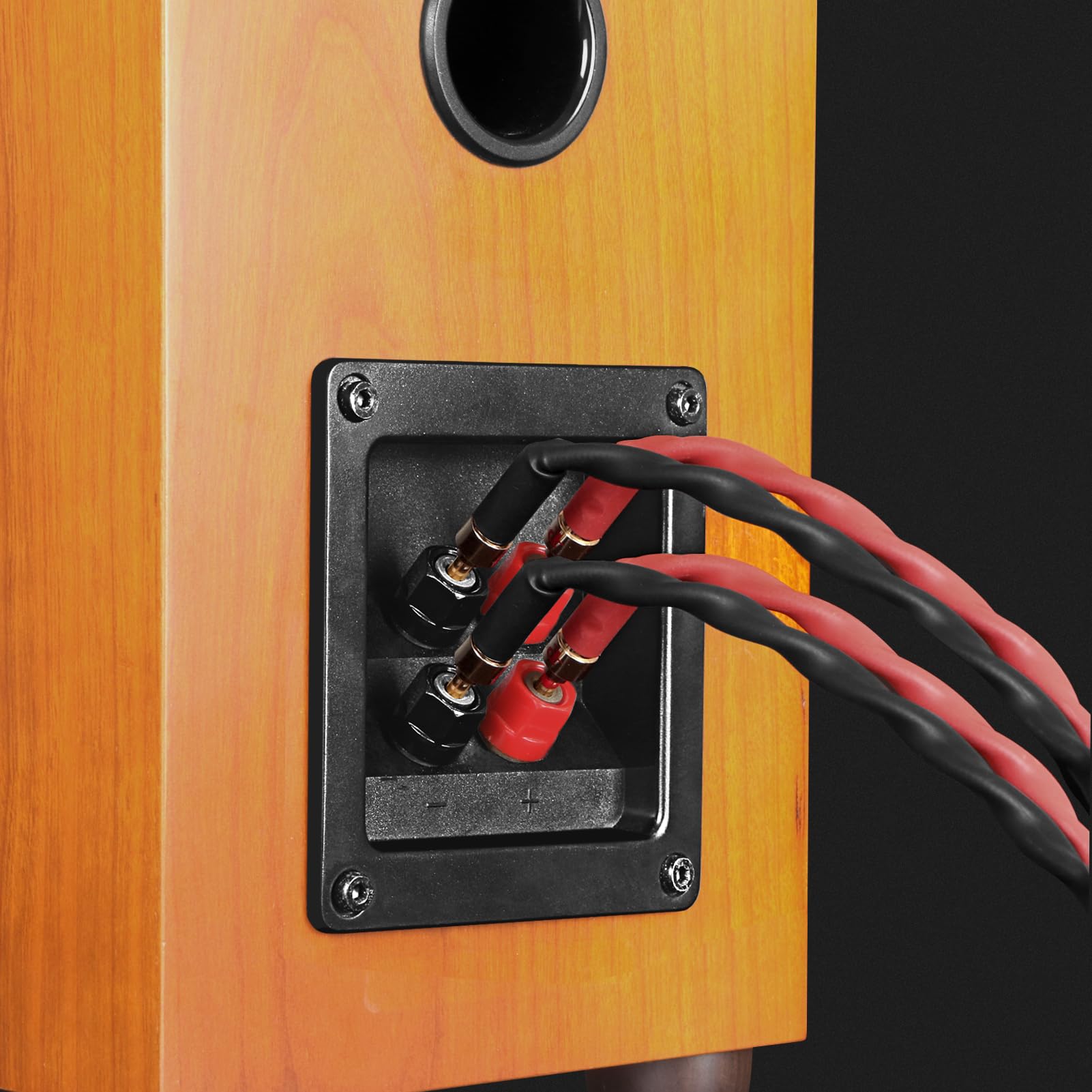 k4B-2B Bi-Wire Speaker Cable (2 banana plugs - 4 banana plugs), 1pair set (total 12banana plugs), k4B-2B (2.5M(8.2ft))
