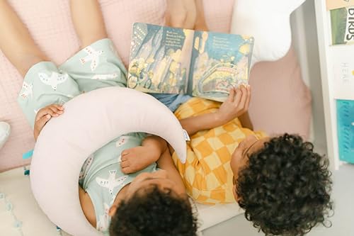 Ullabelle Decorative Pillow, Decorative Nursery Pillow, Playroom Décor, Cute Throw Pillows (Pink Moon)