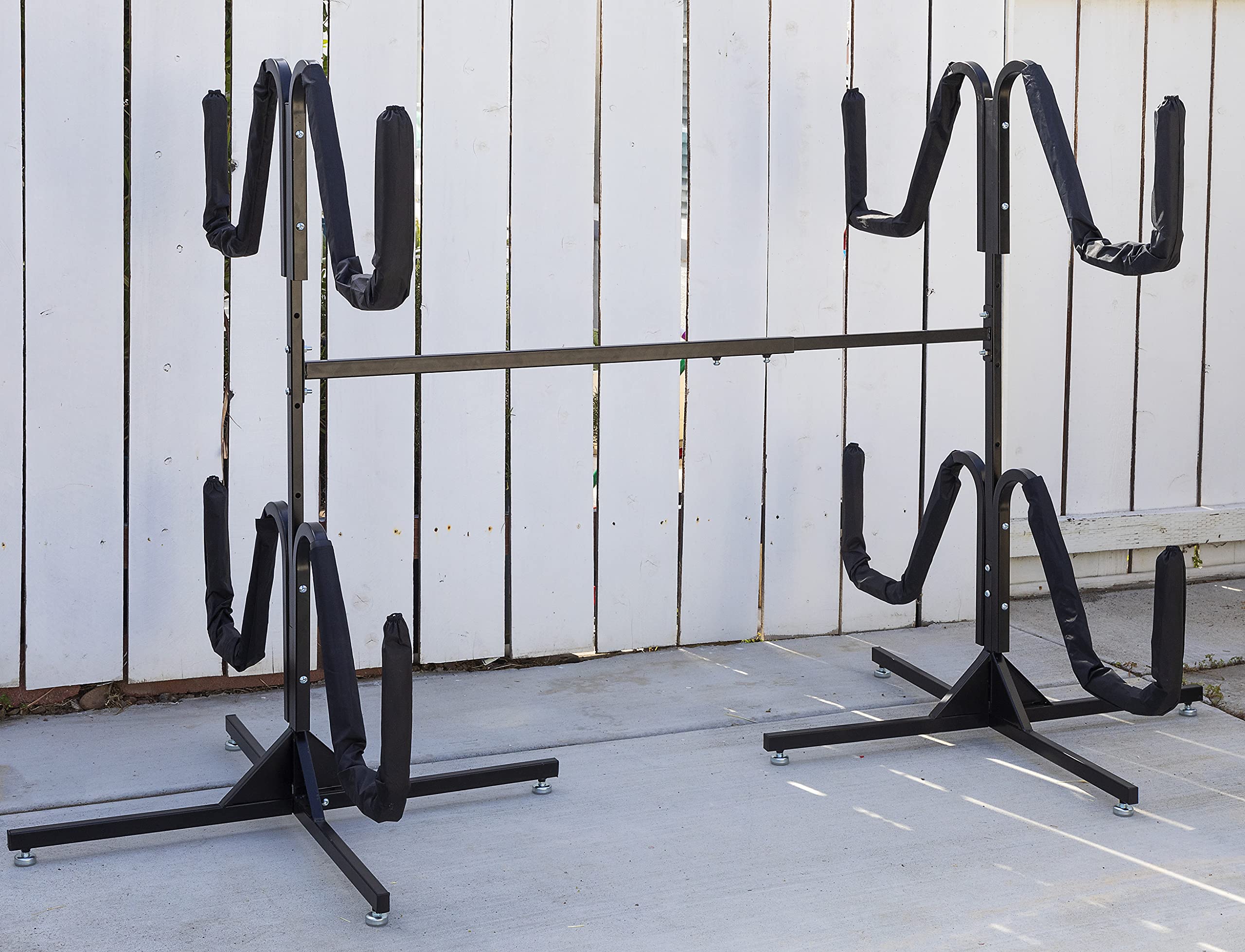 Insight Kayak Rack - Free Standing Heavy Duty Kayak Storage for Indoor/Outdoor (Holds 2 Kayaks)