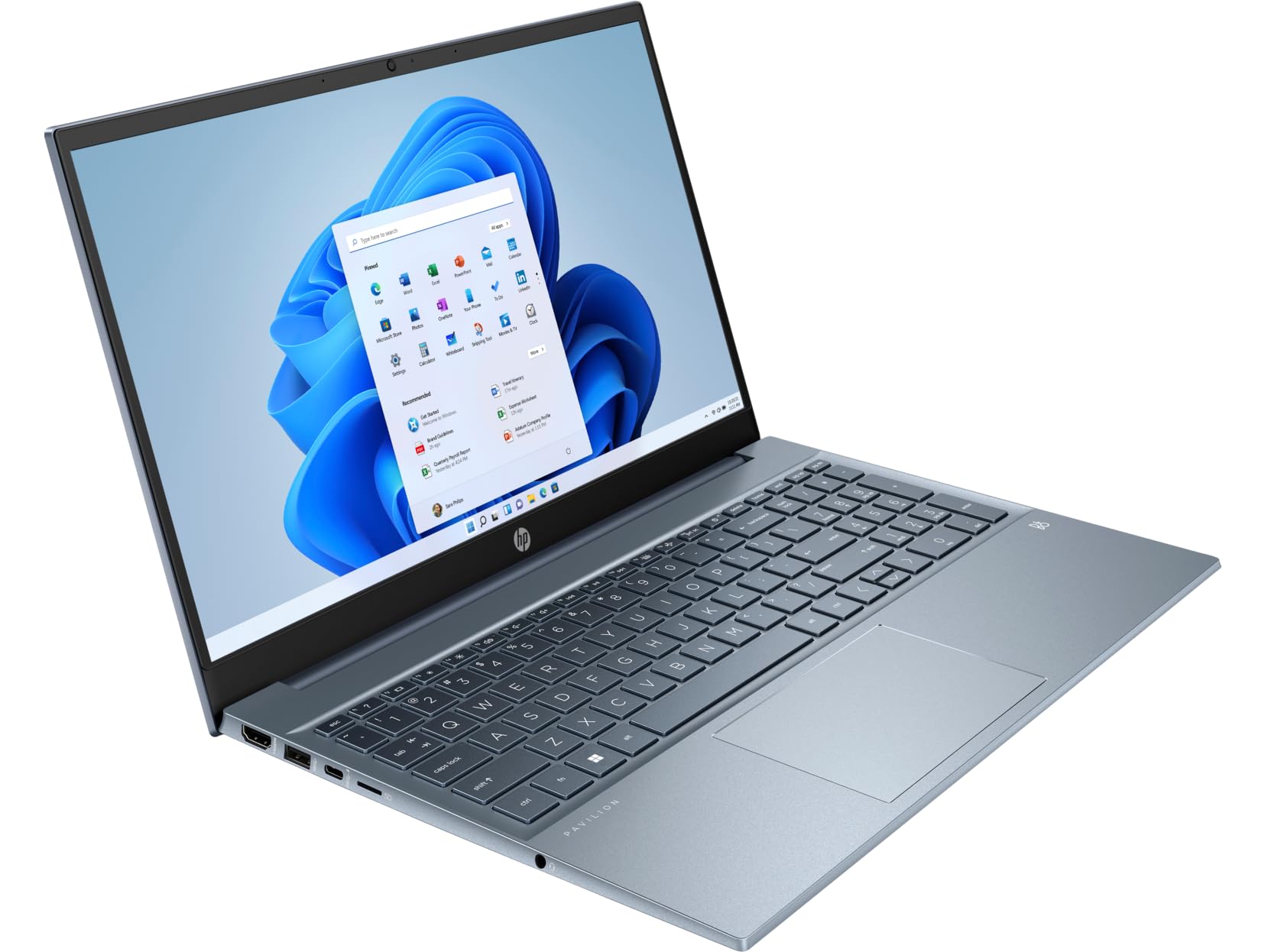HP Pavilion 15 Laptop 2022 New, 15.6" FHD IPS Touchscreen, Intel i7-1165G7 4-Core, Iris Xe Graphics, 8GB DDR4, 512GB SSD, Backlit Keyboard, Fingerprint Reader, Wi-Fi 6, Win10 Home, COU 32GB USB
