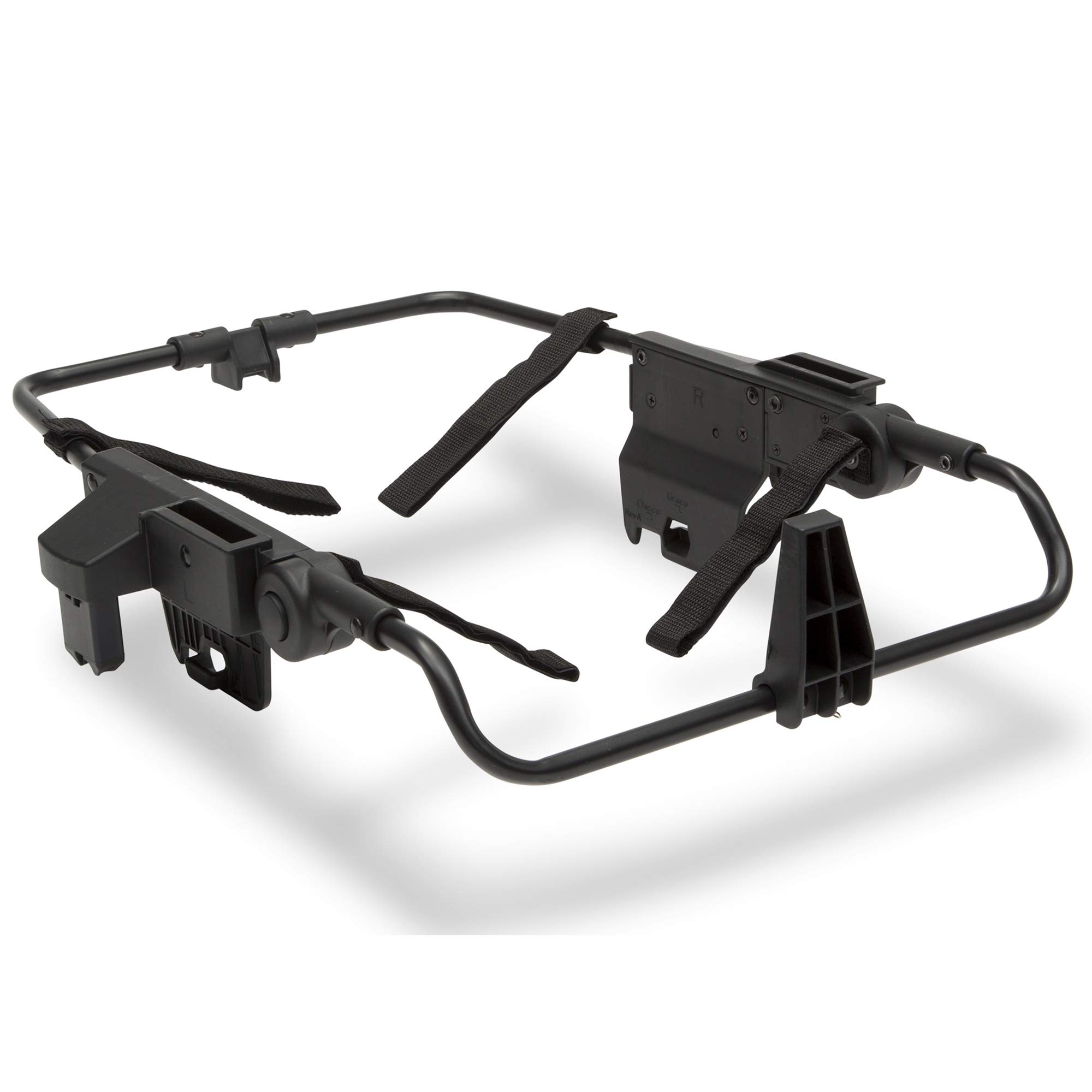 Jeep Gemini Car Seat Adapter by Delta Children - Works with Graco SnugRide (30,35,40), Evenflo Embrace, Evenflo Nurture, Chicco Keyfit 30, Britax B-Safe 35, Black