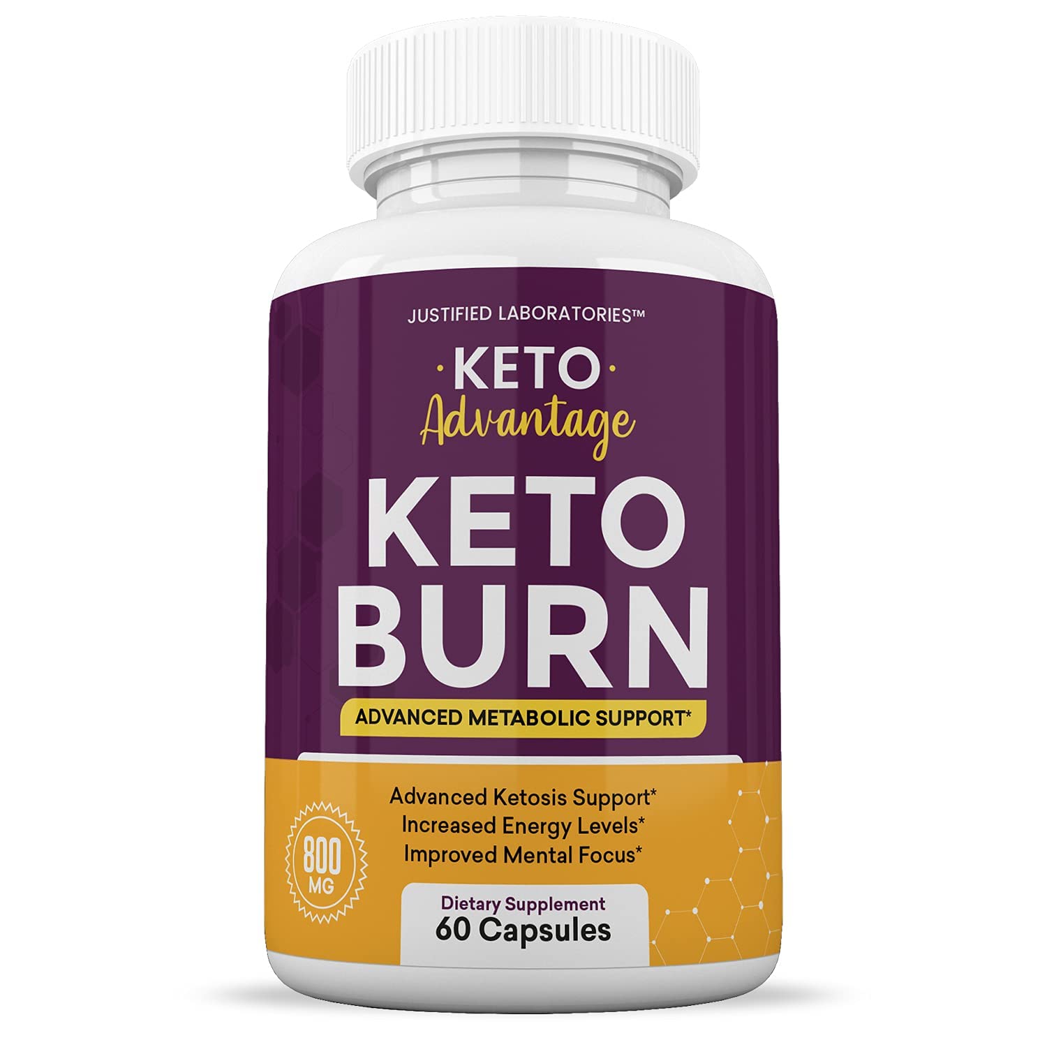 Keto Advantage Keto Burn Pills Includes Apple Cider Vinegar goBHB Exogenous Ketones Advanced Ketogenic Supplement Ketosis Support for Men Women 60 Capsules