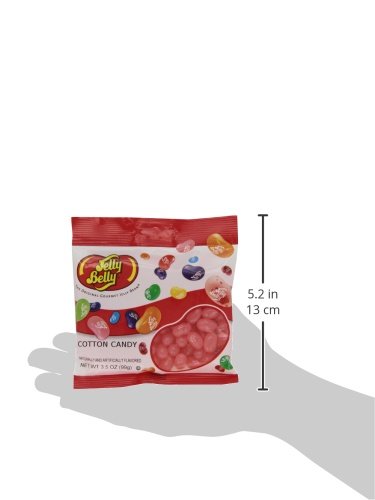 Jelly Belly Cotton Candy Jelly Beans Bags - 3.5 oz (12 Pack)