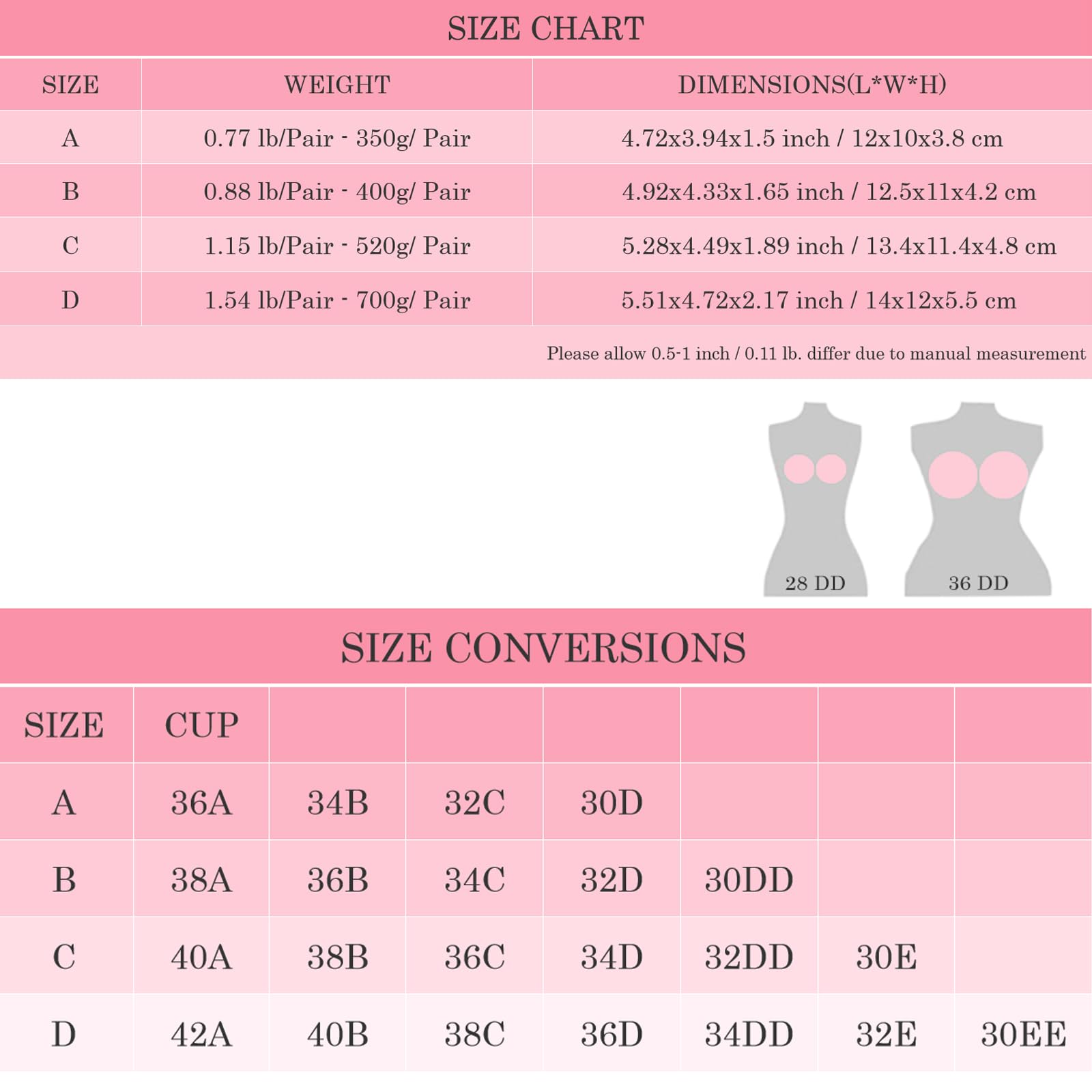 HIPLAYGIRL Mastectomy Concave Breast Prosthesis - Pair Silicone Breast Forms Full Shaped Enhancer Crossdress Bra Inserts (Size C D Cup) Beige