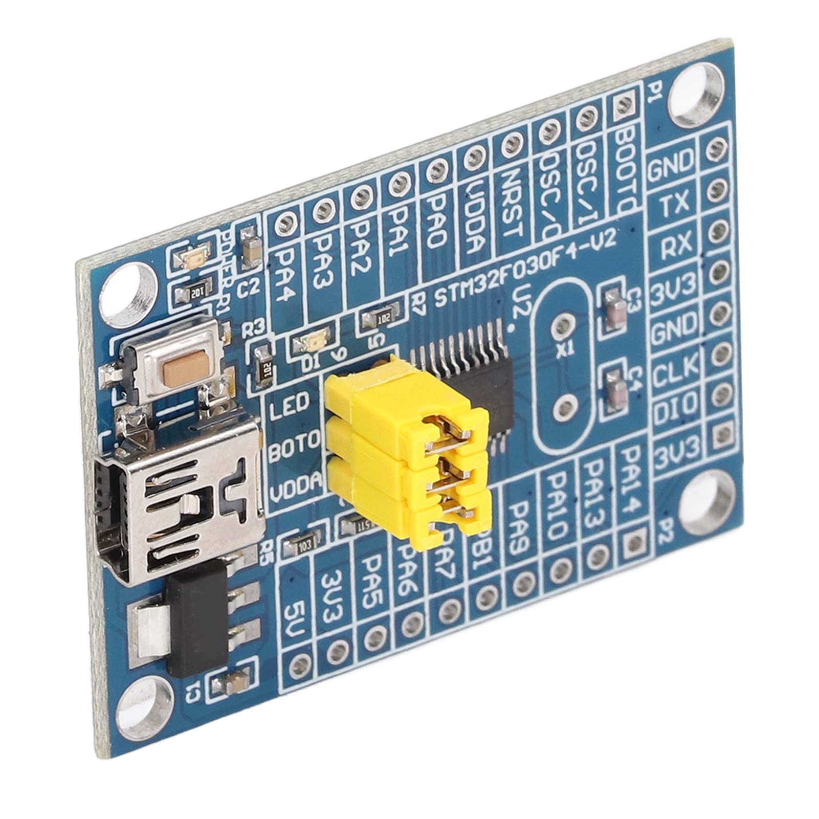 Stm32F030F4P6 System Development Board, Core System Learning Board with USB Port, 32 Bit 48Mhz Core System Learning Board with USB Port for DIY Electronic Equipment