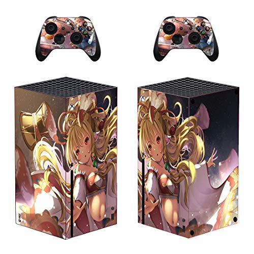 KAJAL MANI X-box-One-Series X Skin Set Moblie Game HD Printing Faceplate Protective for Console, Controller Skin Decal