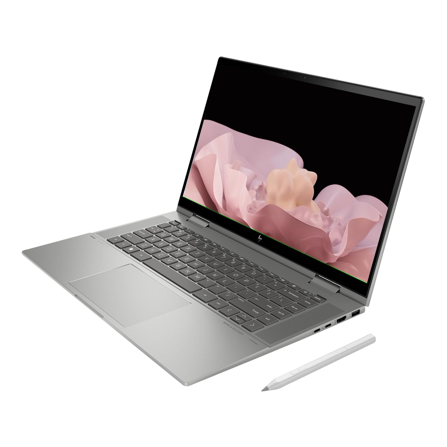 HP Newest 13th Generation Envy 2-in-1 Laptop, 15.6” Touchscreen Display, Intel Core i7-1355U Processor, 32GB RAM, 2TB SSD, Wi-Fi 6, Backlit KB, SD Card Reader, Windows 11 Home, Grey, Stylus Pen