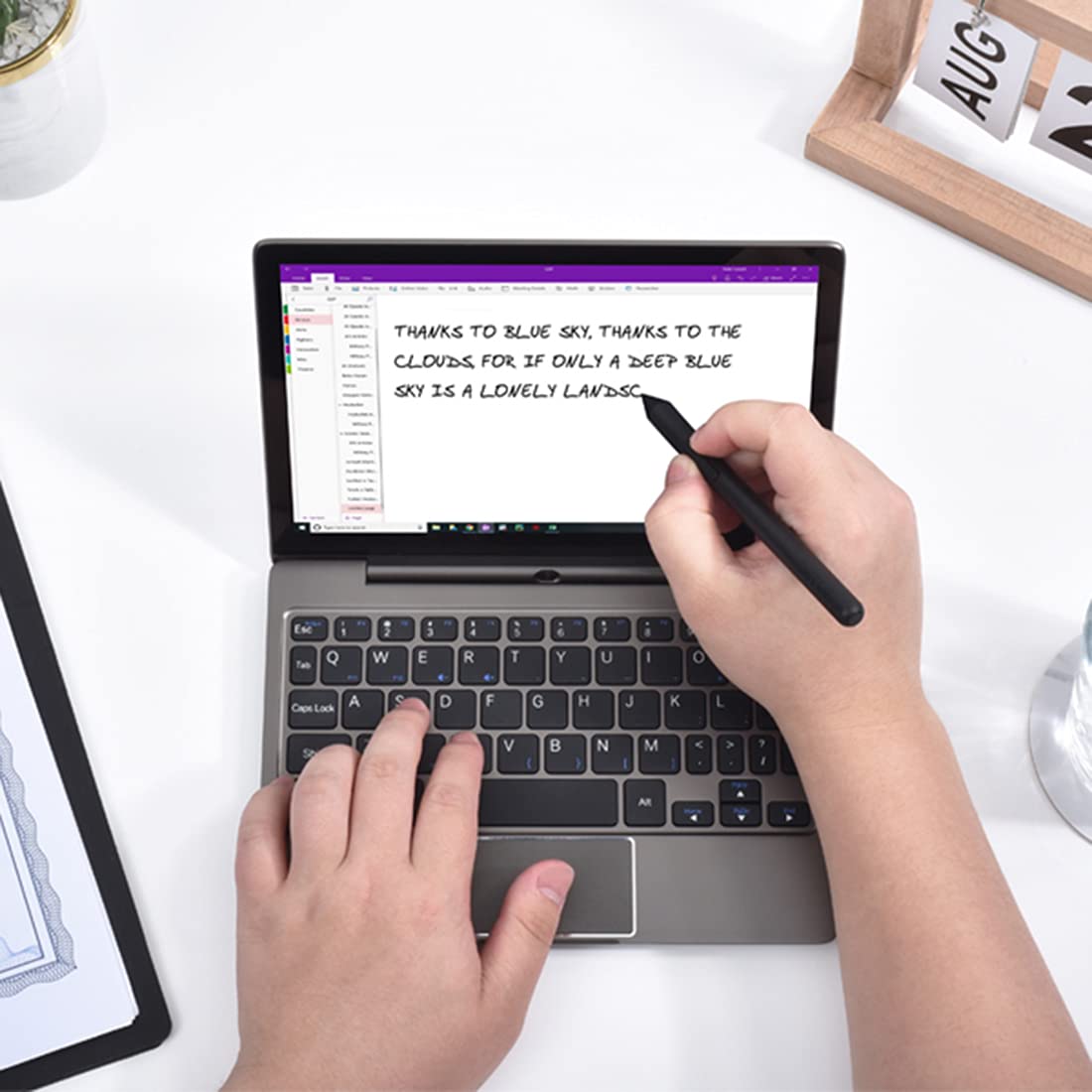 MOCDIY GPD P2 Max Ultrabook Laptop Portable 8.9 Inches Touch Screen Windows 10 Home Mini PC Notebook Laptop 16GB RAM/1TB Storage Built-in Camera