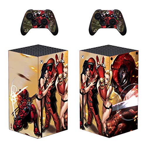 KAJAL MANI Vinyl Skin Sticker Decal Wrap for X-box-One-Series X Console Skin Set Dead men