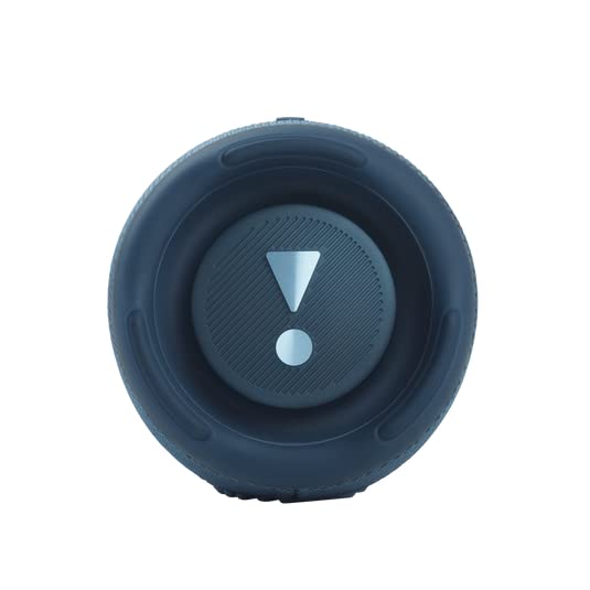 JBL Charge 5 Waterproof Portable Speaker with Built in Powerbank and gSport Carbon Fiber Case (Blue)