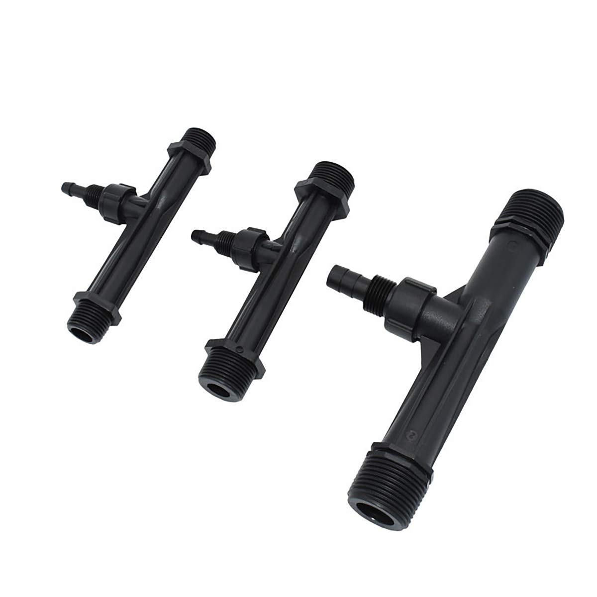 jweemax Irrigation Fertilizer Injectors, 1/2", 3/4", 1" Male Thread Agriculture Irrigation Automatic Fertilizer emitter