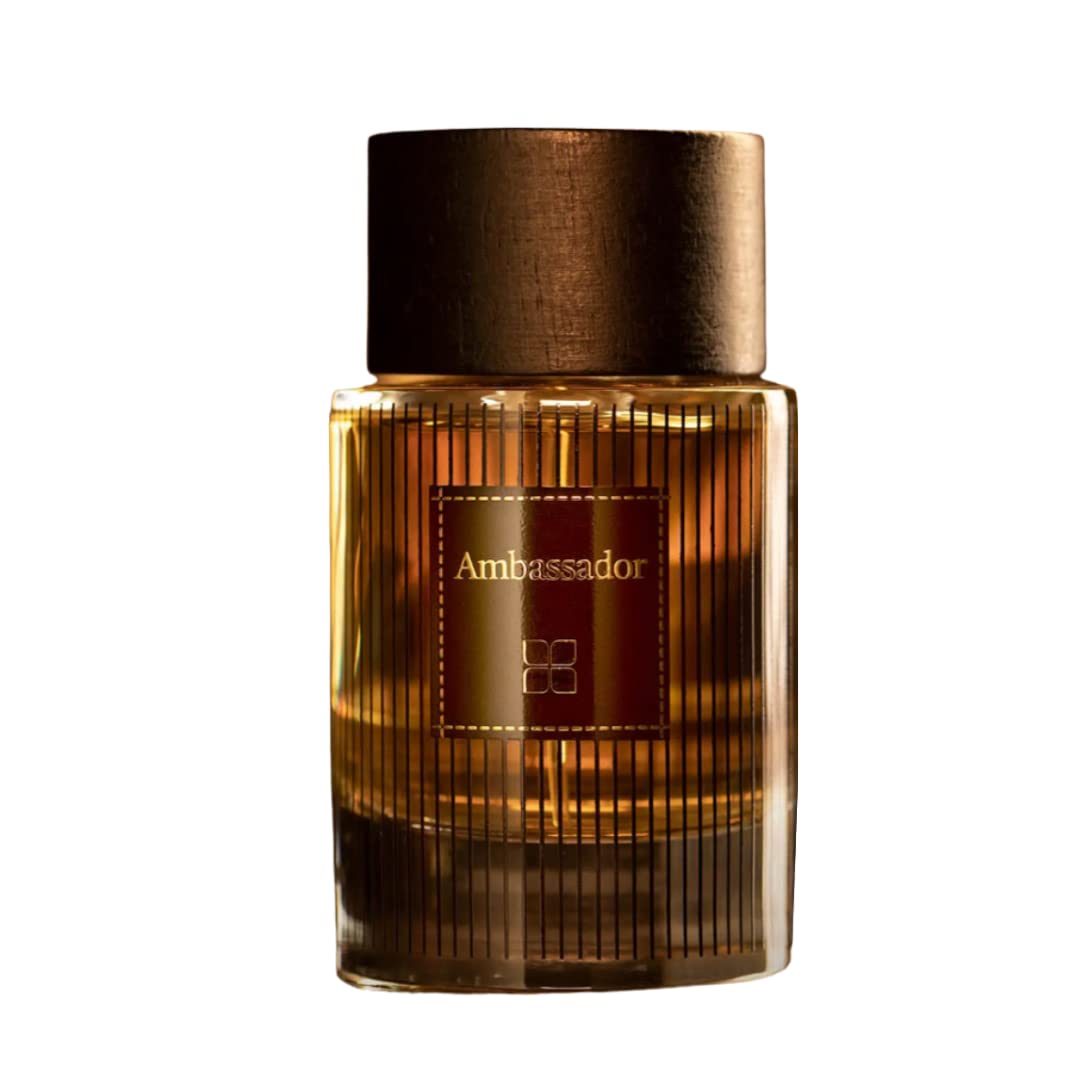 INTENSE OUD Ambassador Men EDP - Eau De Parfum 100ml(3.4 oz) | Mandarin, Bergamot, Pepper, Violet, Orris, Notes | Ideas Fragrance Collection