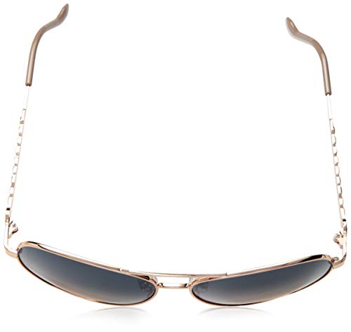 Jessica Simpson Women's J5702 Elegant Metal Aviator Pilot Sunglasses with UV400 Protection- Glamorous Lightweight Sunglasses for Women, 61mm