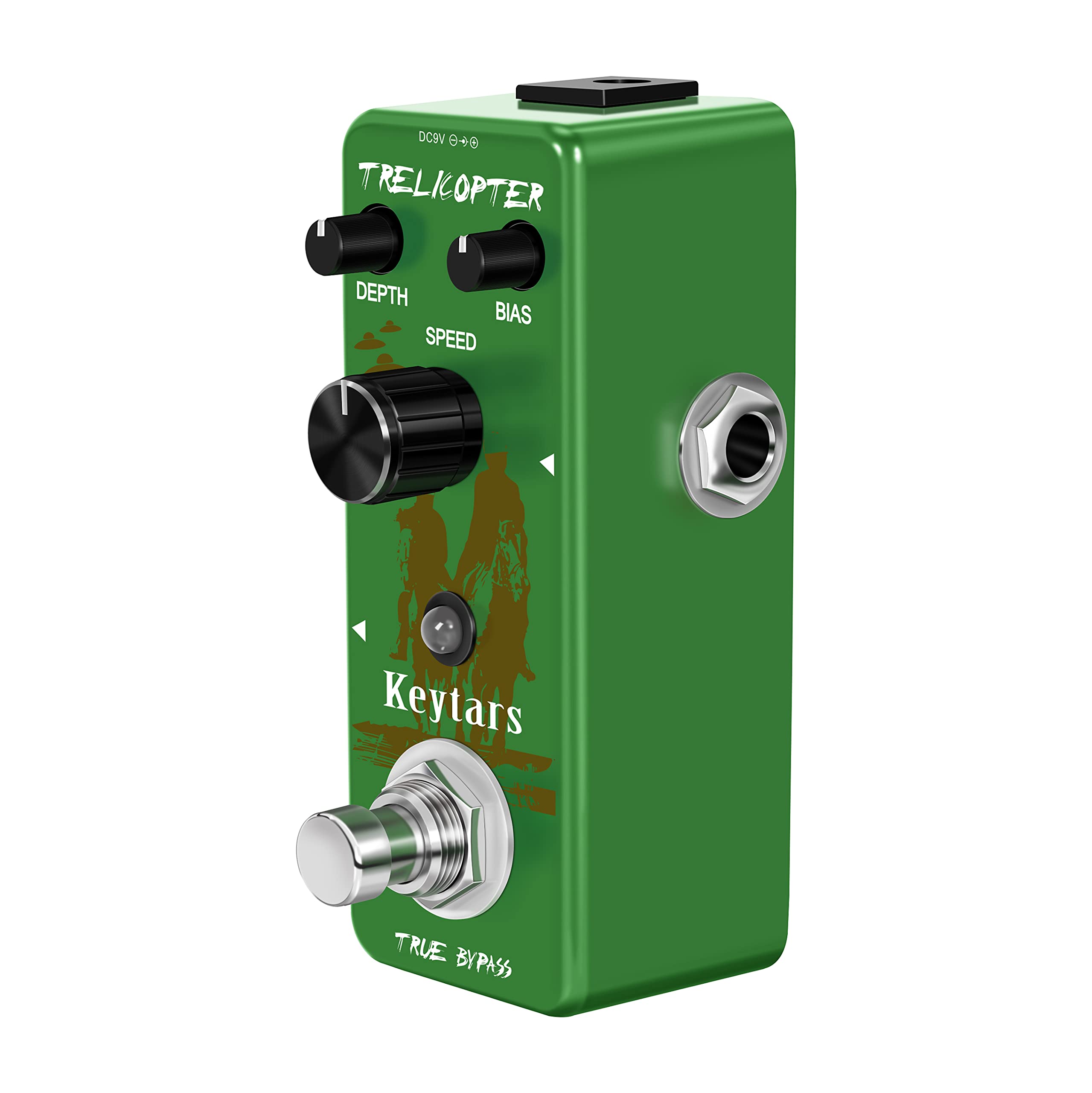 Keytars Guitar Tremolo Effect Pedal of Classic Trelicopter Effects Pedals for Electric Guitar Effect True Bypass