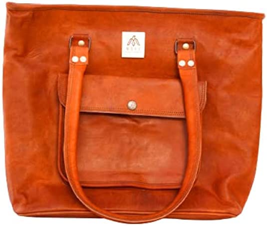 Leather Shoulder Women's Tote Bag Handmade Leather Messenger Vintage Bag || Women's Brown Sling Bag