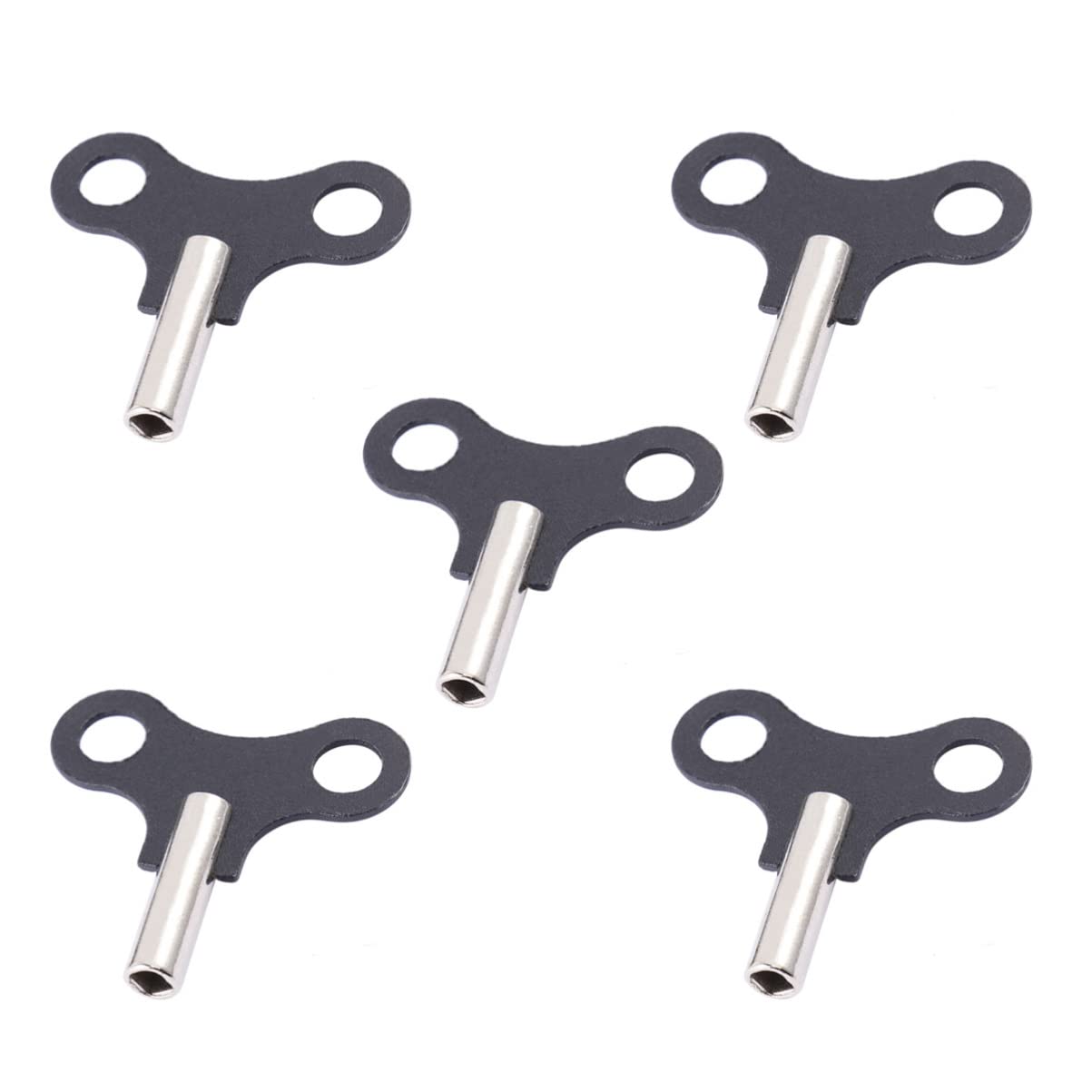 ibasenice Clock Winding Key - 5Pcs Clock Key Repair Tool for Clock, Clock Repair Tool Wood Clock Tool for Hermle, Hamilton, Ridgeway, Howard Miller, Seth Thomas, Clock