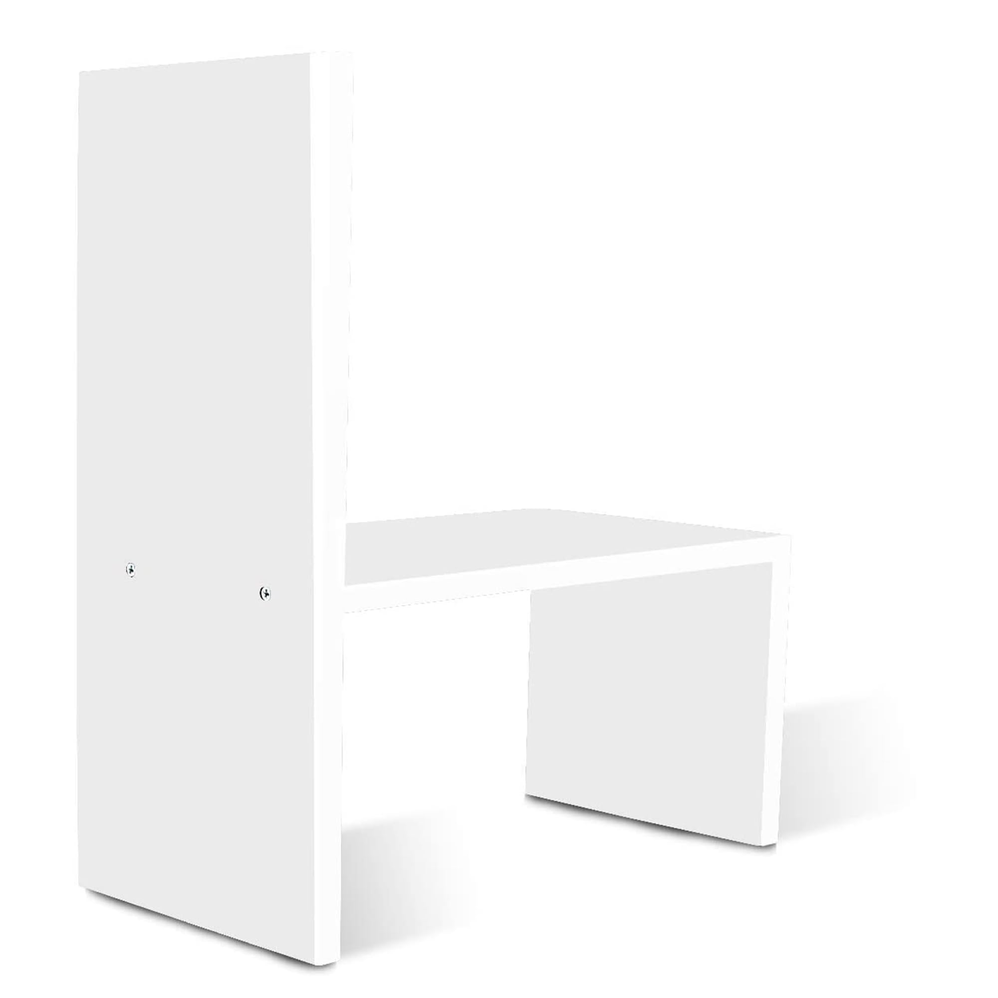 Jerry & Maggie - Desktop Organizer Office Storage Rack Adjustable Wood Display Shelf | Birthday Gifts - Toy - Home Decor | - Free Style Rotation Display - True Natural Stand Shelf (White)
