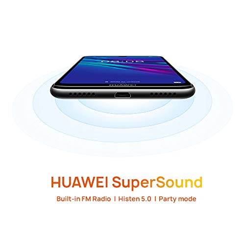 HUAWEI Y6 (2019) Single-SIM 32GB Factory Unlocked 4G/LTE Smartphone (Midnight Black) - International Version