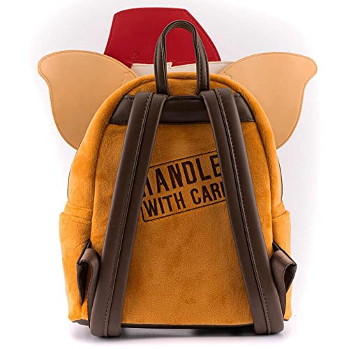 Loungefly Gremlins Gizmo Holiday Cosplay Adult Womens Double Strap Shoulder Bag Purse with Removable Hat