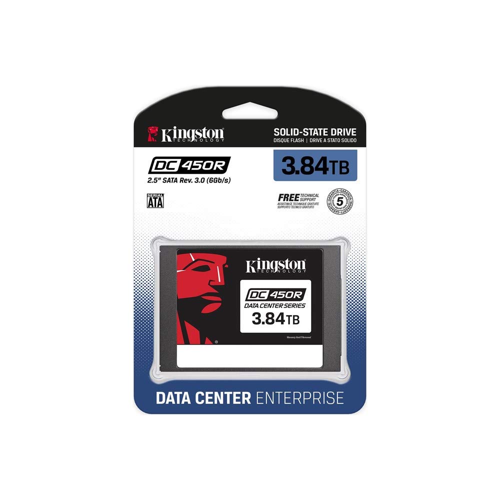 Kingston DC450R 3.84 TB Solid State Drive - 2.5" Internal - SATA (SATA/600) - Read Intensive