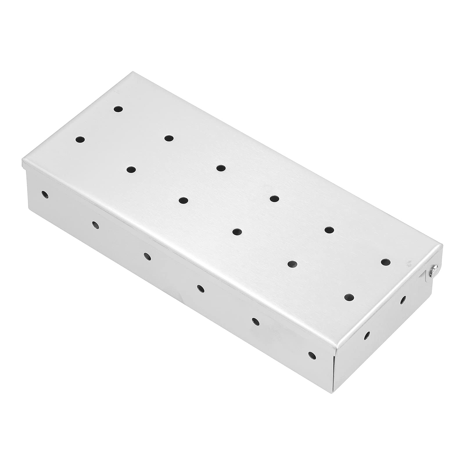 Jerys Smoker Box, Wood Chip Stainless Steel Barbecue Grill Box for Picnic for Party