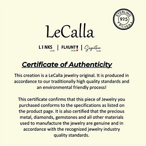 LeCalla 925 Sterling Silver Italian Paperclip Link Chain Sliding Bolo Bracelet for Women