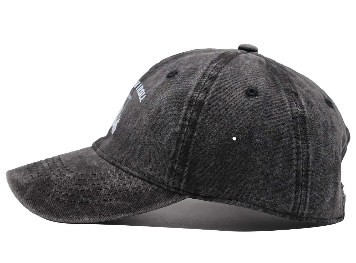 Kamaple This is How I Roll Golf Cart Hat, Funny Golfers Adjustable Cotton Denim Baseball Cap for Men & Women Gray