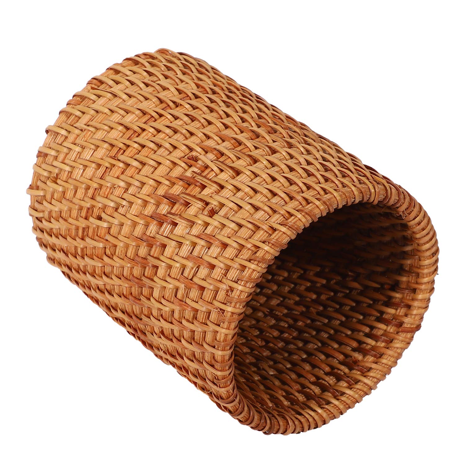 Pasuihcay Rattan Chopsticks Tube Shovel Spoons Bucket Dinner Knives Forks Tableware Storage Box Home Storage Baskets Organizer A