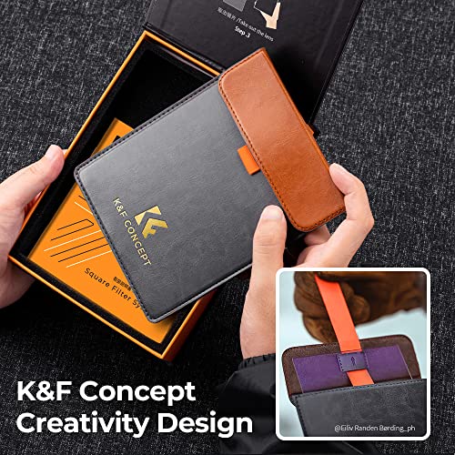 K&F Concept 100X150mm Reverse GND8(3 Stop) Graduated Neutral Density Filter with 28 Multi-Layer Coatings Compatible with Cokin Z Holder
