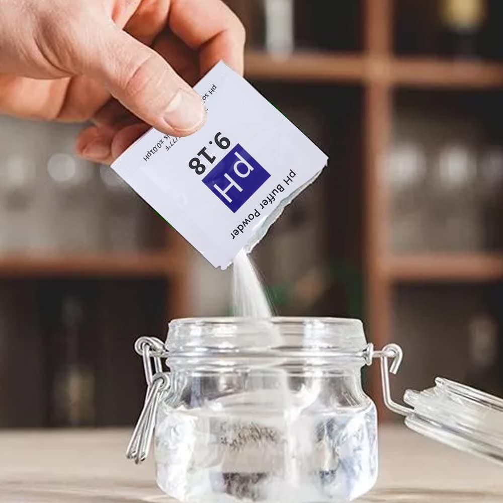 PH Meter Calibration Powder With Durable Moisture-Proof Individual Packet For PH Test Meter 4.00/6.86/9.18