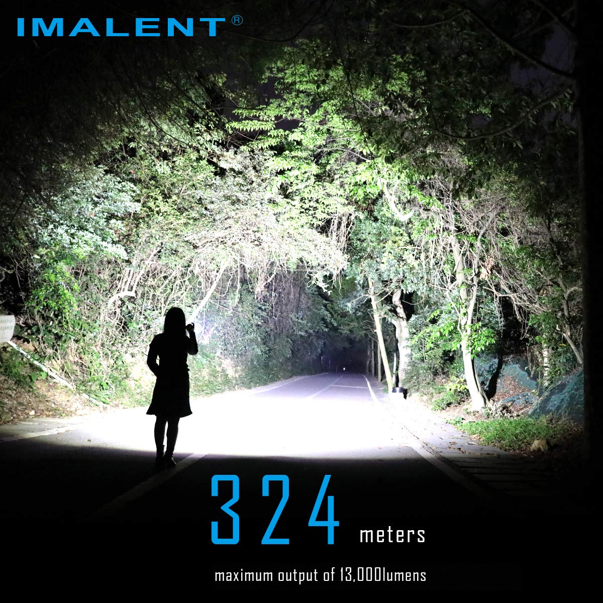 IMALENT MS03 EDC Flashlight 13000 Lumens, Cree XHP70.2nd LEDs Super Bright Led Rechargeable Flashlight, Suitable for Searching, Patrol and Fishing
