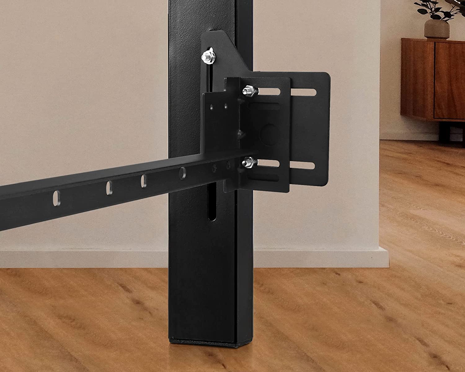 iuhome Bed Frame Footboard Extension Brackets Set Attachment Kit,Universal Bolt-on Footboard Extension Brackets Will Fit Most Twin, Full, Queen and King Bed Frames