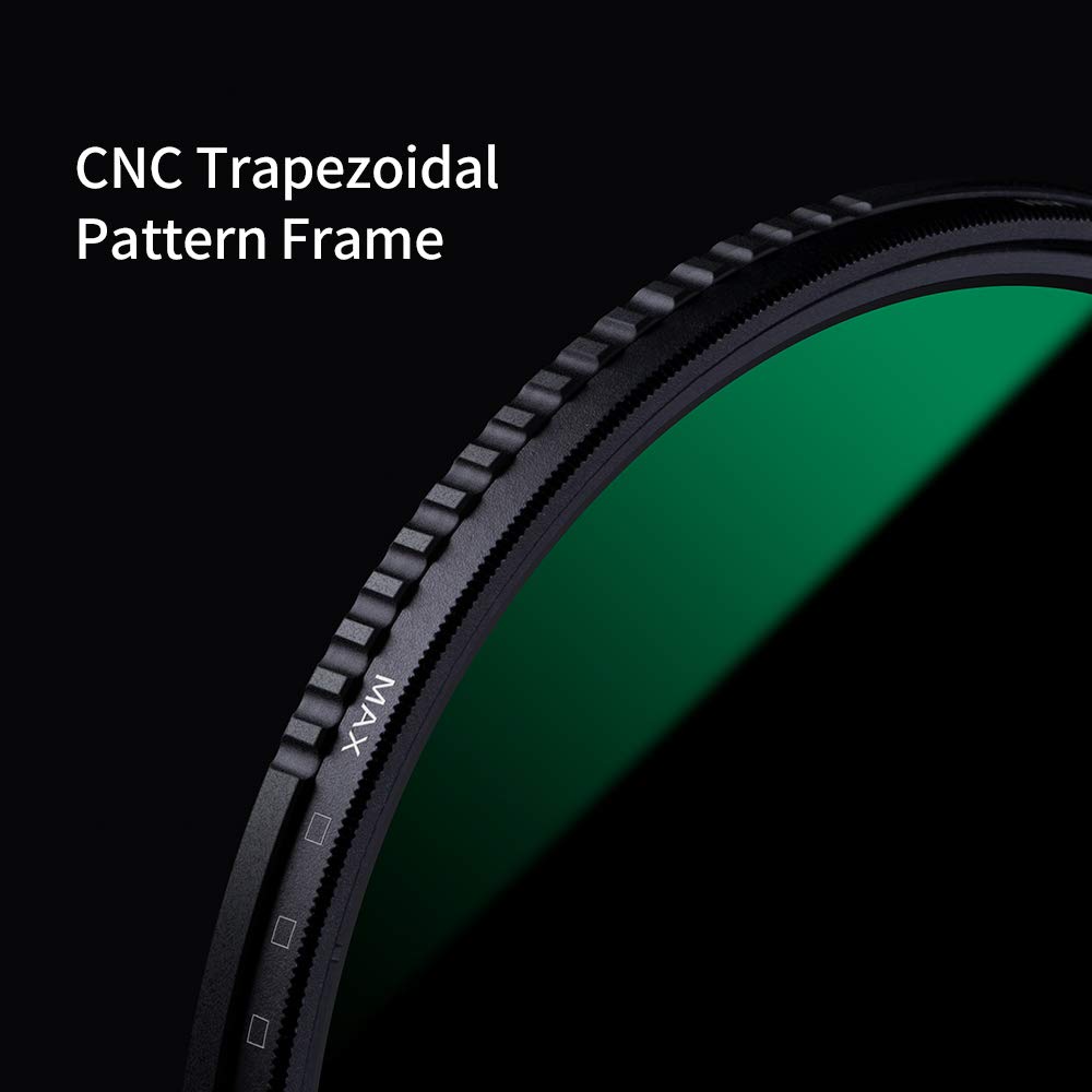 K&F Concept 82mm ND8-ND2000(3-11 Stop) Filter, Variable ND Filter, Waterproof/Nano Coatings, for Camera Lens